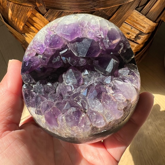 Other | Amethyst Pacman Sphere A Crystal | Poshmark